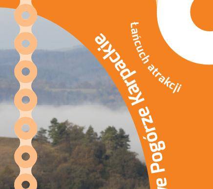 Mapa Pogórze Karpackie 1:305 000 - Szlak Green Velo